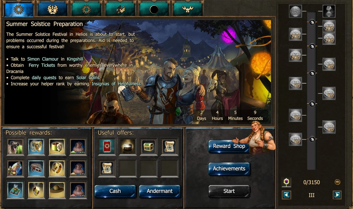 Summer Solstice Festival 2021 | Drakensang Online Wiki | Fandom