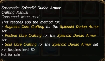 Schematic - Splendid Durian Armor | Drakensang Online Wiki | Fandom