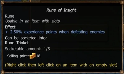 Rune of Insight | Drakensang Online Wiki | Fandom