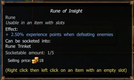 Rune of Insight | Drakensang Online Wiki | Fandom