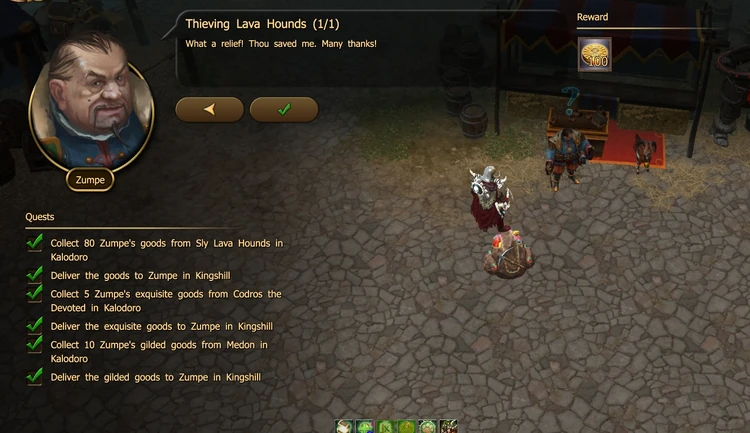 Thieving Lava Hounds | Drakensang Online Wiki | Fandom