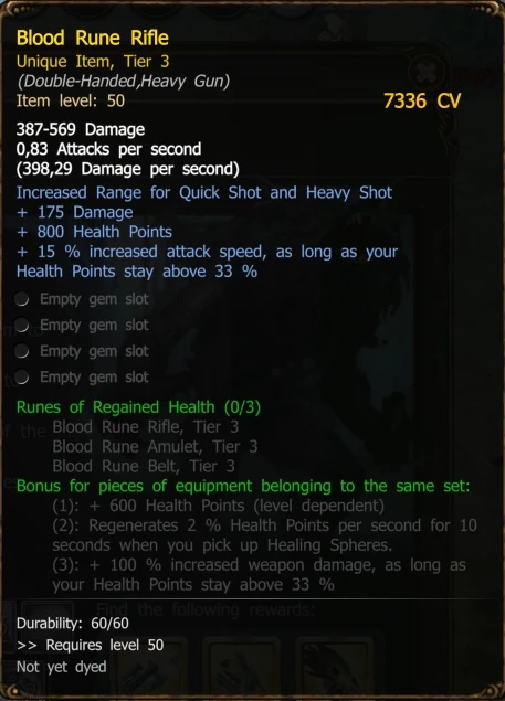 Blood Rune Rifle | Drakensang Online Wiki | Fandom