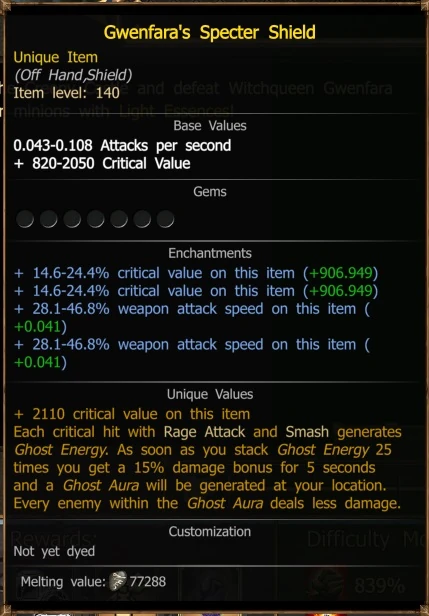 Gwenfara's Specter Shield | Drakensang Online Wiki | Fandom