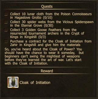 Quest: Cloak of Power | Drakensang Online Wiki | Fandom