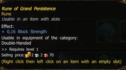 Rune of Grand Persistence | Drakensang Online Wiki | Fandom