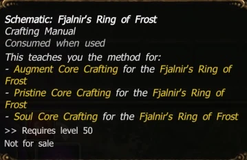 Schematic - Fjalnir's Ring of Frost | Drakensang Online Wiki | Fandom