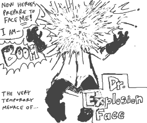 Dr. Explosionface | Drawception Wiki | Fandom