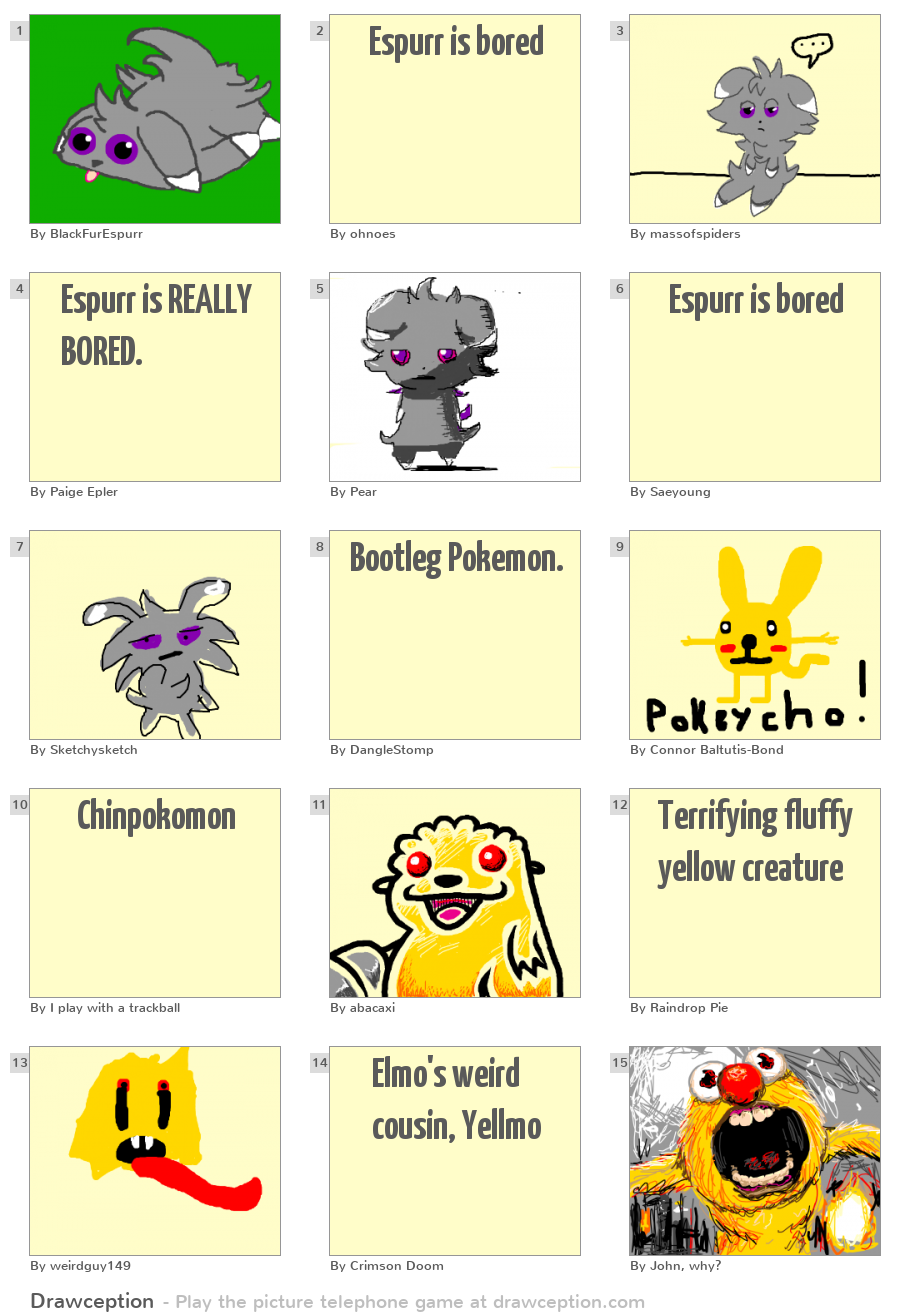 Espurr is Bored | Drawception Wiki | Fandom