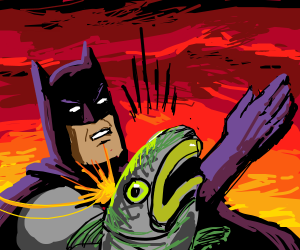 Batman Slaps a Fish! | Drawception Wiki | Fandom