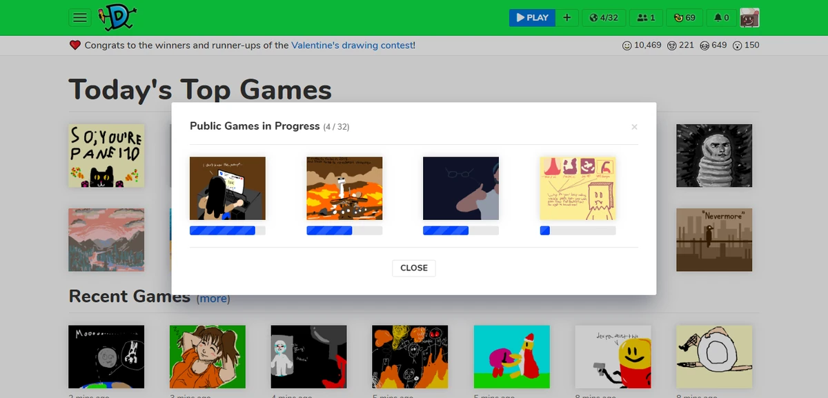 Games in Progress | Drawception Wiki | Fandom