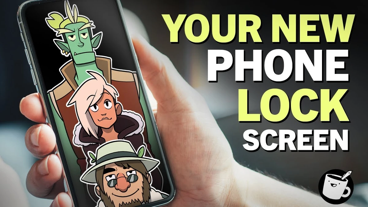 Drawing Your New Phone Lock Screen | Drawfee Wikia | Fandom