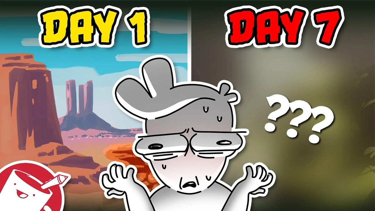 I Made Myself Draw Backgrounds Every Day for a Week | Drawfee Wikia ...