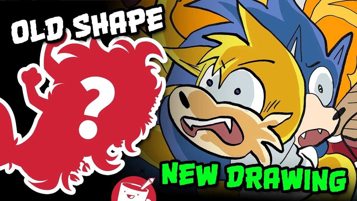 Making NEW Drawings out of OLD Drawings' Silhouettes | Drawfee Wikia ...