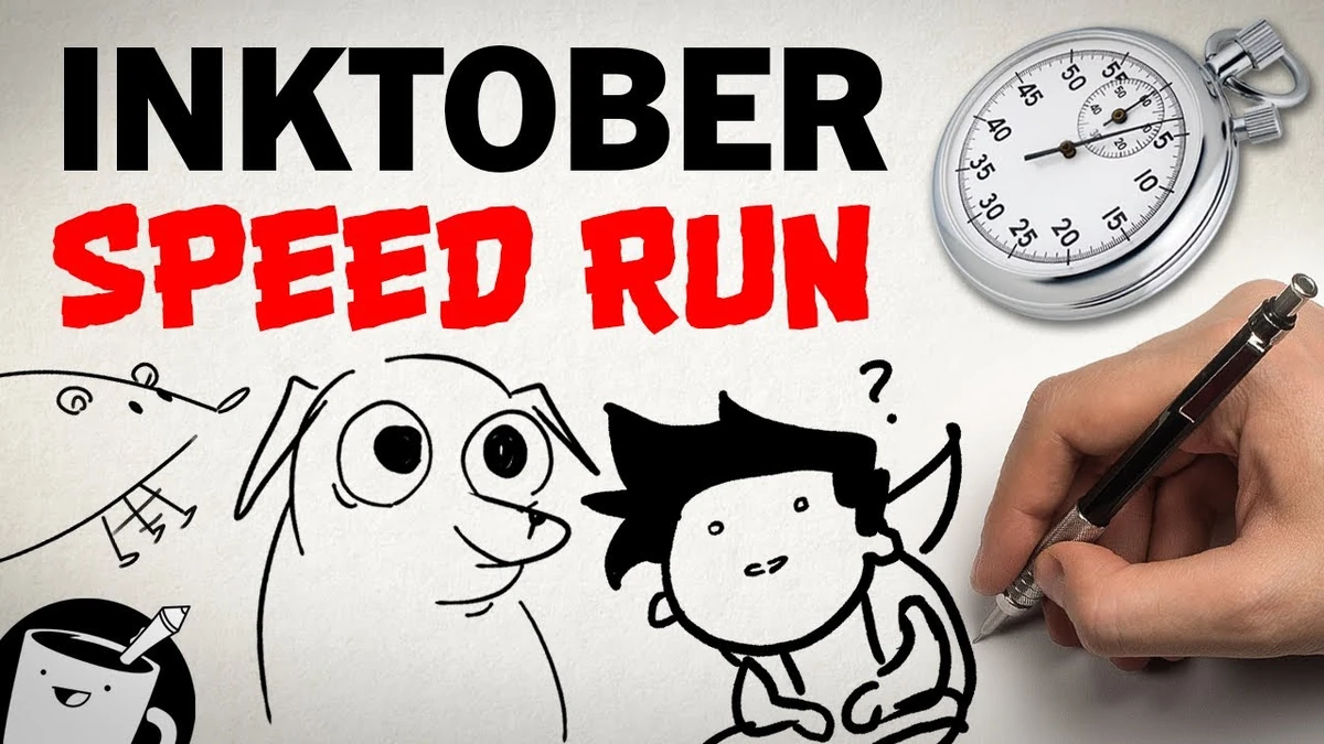 Completing Inktober in 30 Minutes | Drawfee Wikia | Fandom