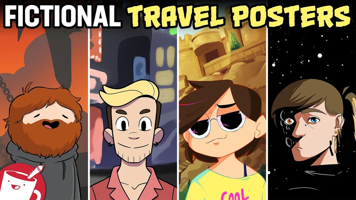 Drawing Travel Posters for Fictional Locations | Drawfee Wikia | Fandom