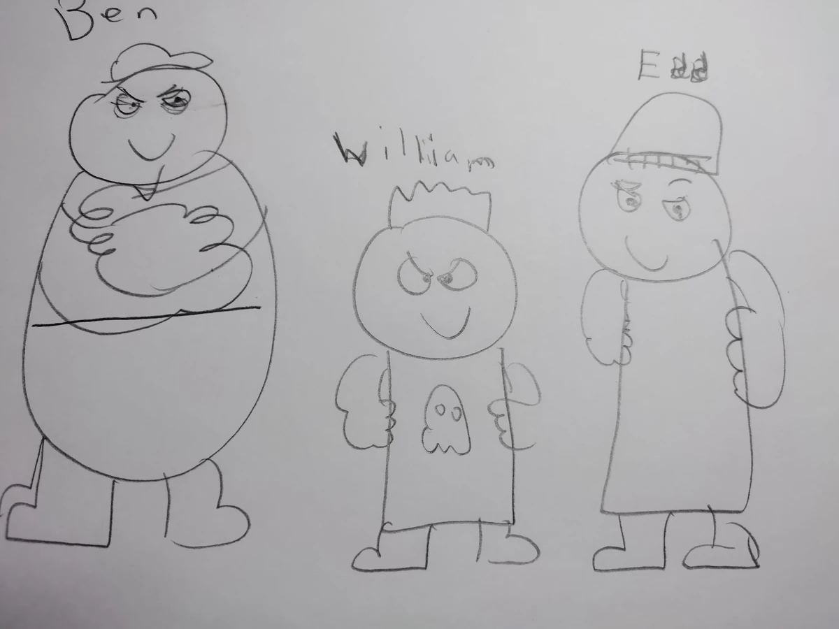 William, Ben and Edd | Drawing Studios Wiki | Fandom
