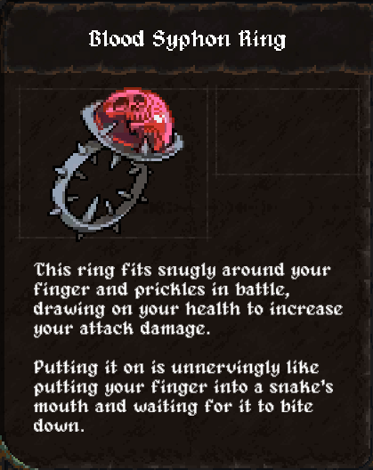 Blood Syphon Ring | Dread Delusion Wiki | Fandom