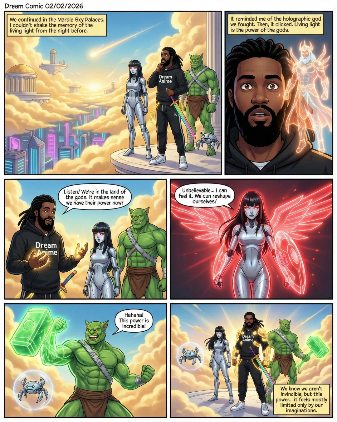 Lucid Living Light Awakening | Dream Anime Wiki | Fandom