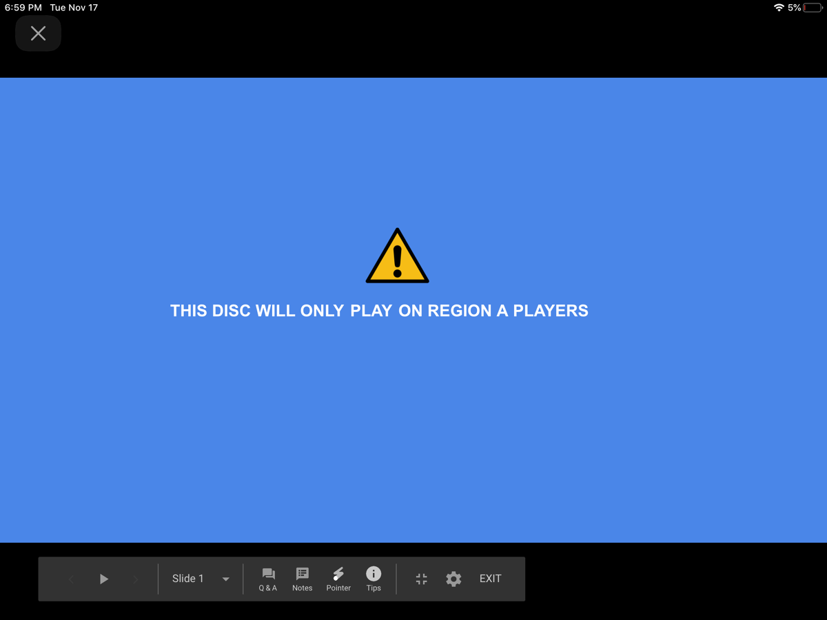 Clever Entertainment Region Code Error Screen | Dream Company Bumpers ...