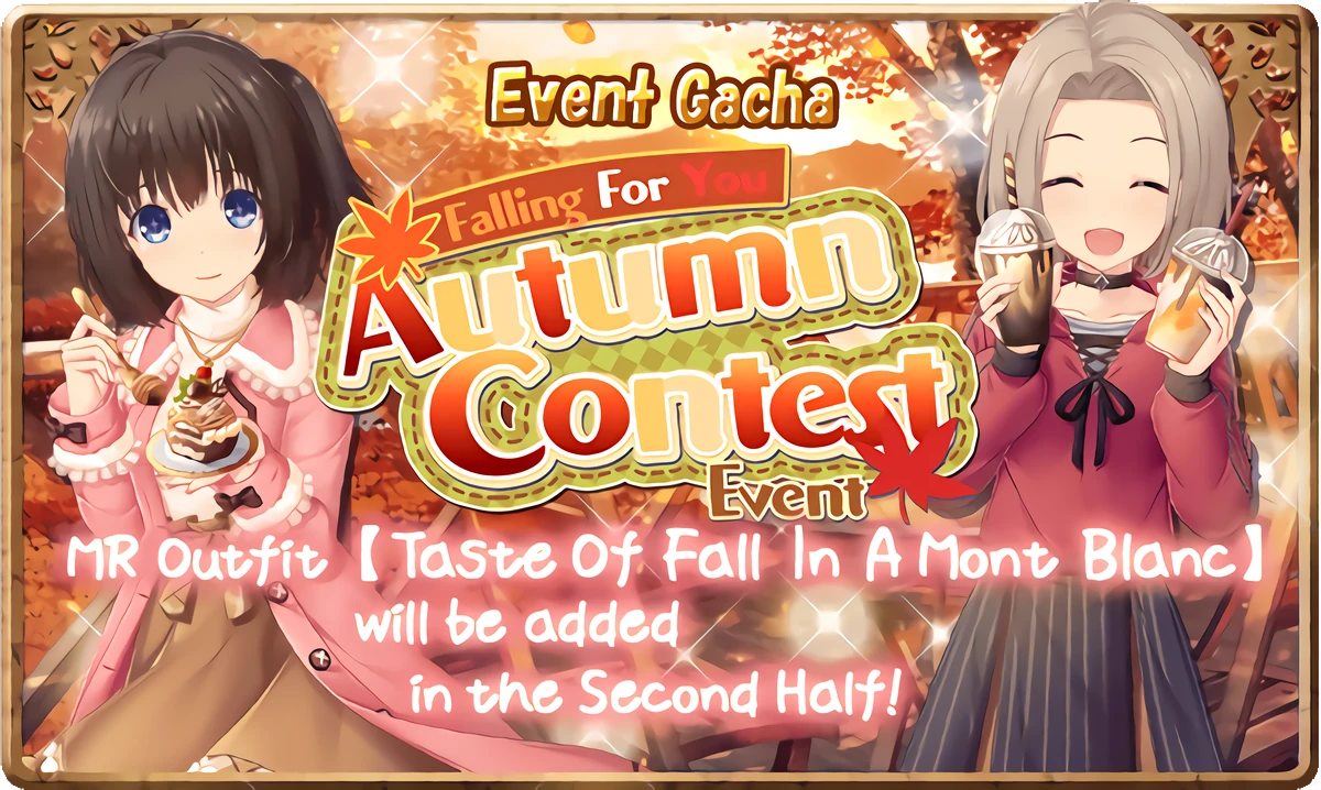Autumn Contest Event Gacha | Dream Girlfriend Wikia | Fandom