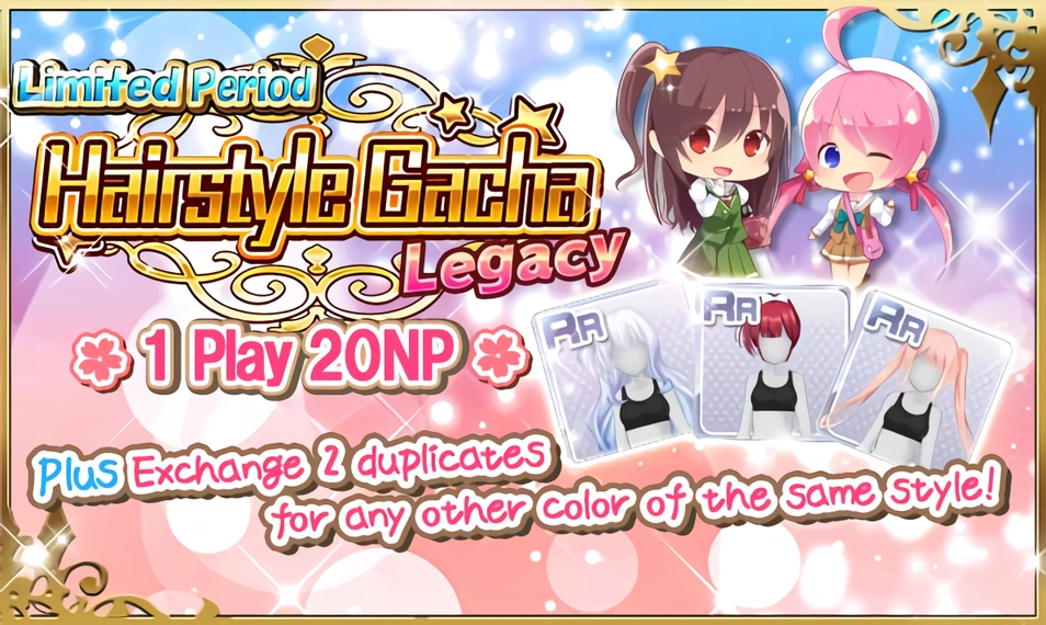 Limited Period Hairstyle Gacha 3 | Dream Girlfriend Wikia | Fandom