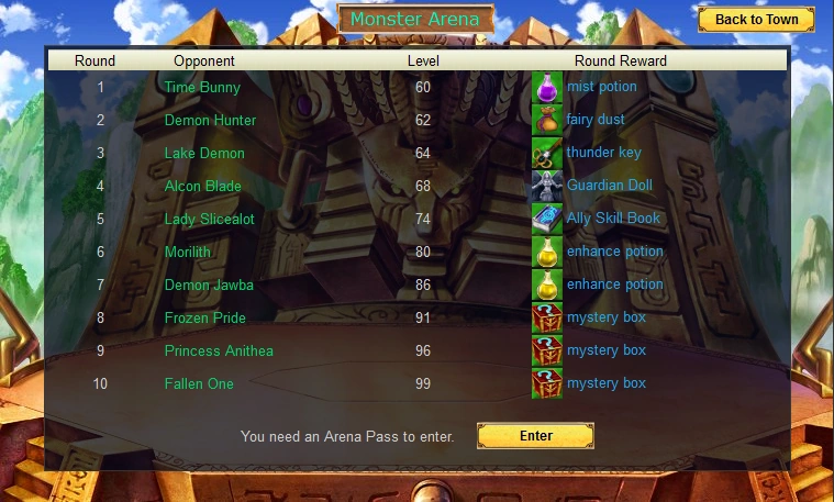 Monster Arena | Dream World Wiki | Fandom