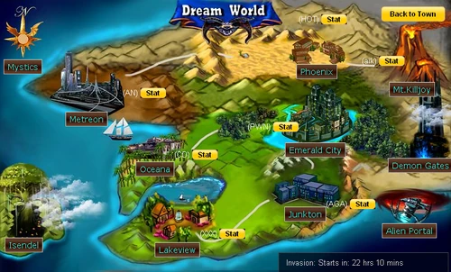 World map | Dream World Wiki | Fandom