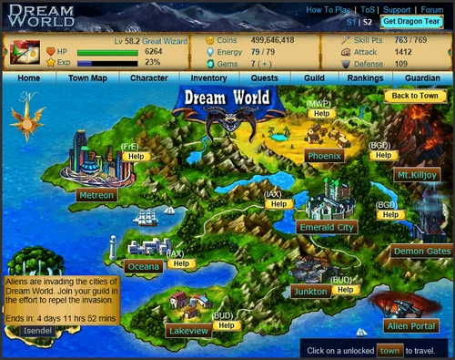 World map | Dream World Wiki | Fandom