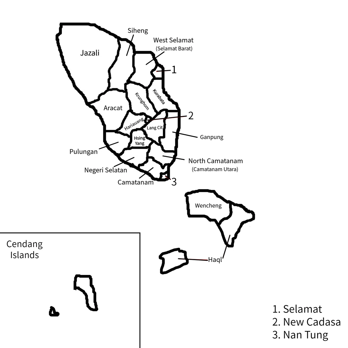 Provinces and special territories of Cadasa | Dream Fiction Wiki | Fandom