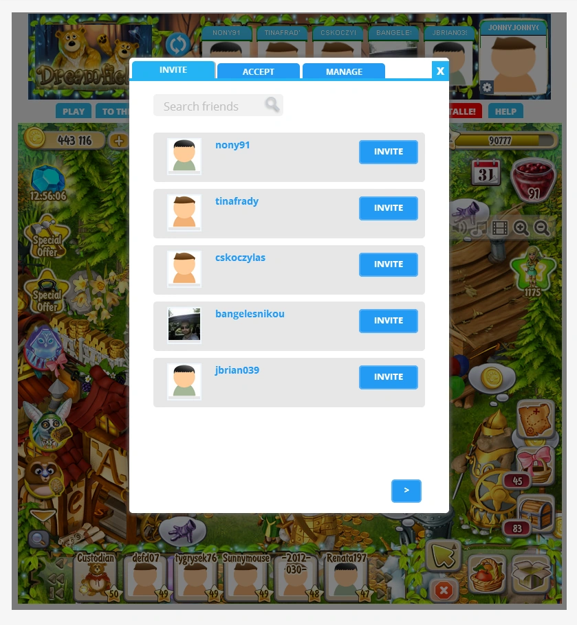 Friends Management | Dreamfields Wiki | Fandom