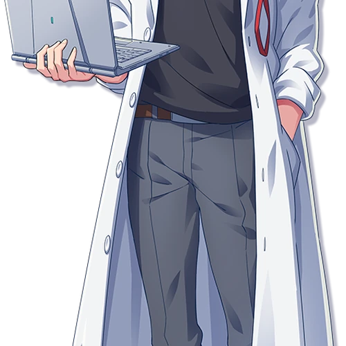 Anime Lab Coat Male