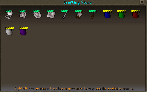 Crafting | Redemption RSPS Wiki | Fandom