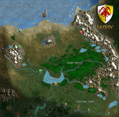 Brevoy/Geography | Dreamtime Wiki | Fandom