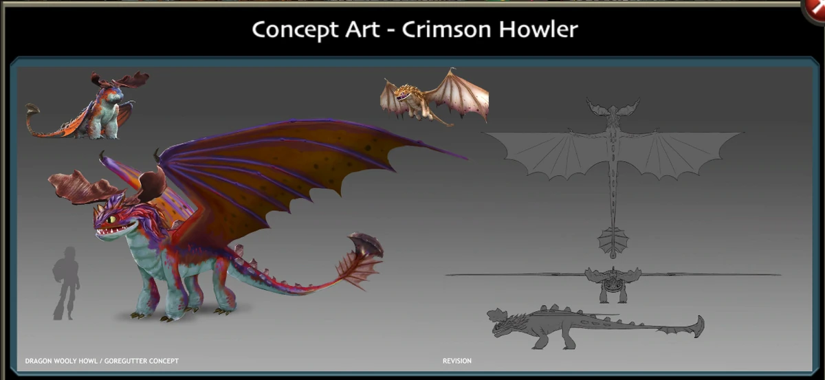 Crimson Howler | DreamWorks School of Dragons Wiki | Fandom