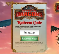 Redeem Codes | DreamWorks School of Dragons Wiki | Fandom