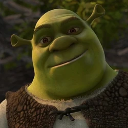 shrek with face