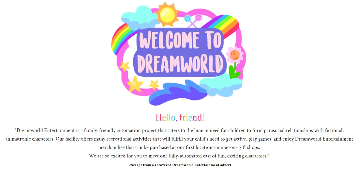 Dreamworld Entertainment Website | Dreamworld Entertainment Wiki | Fandom