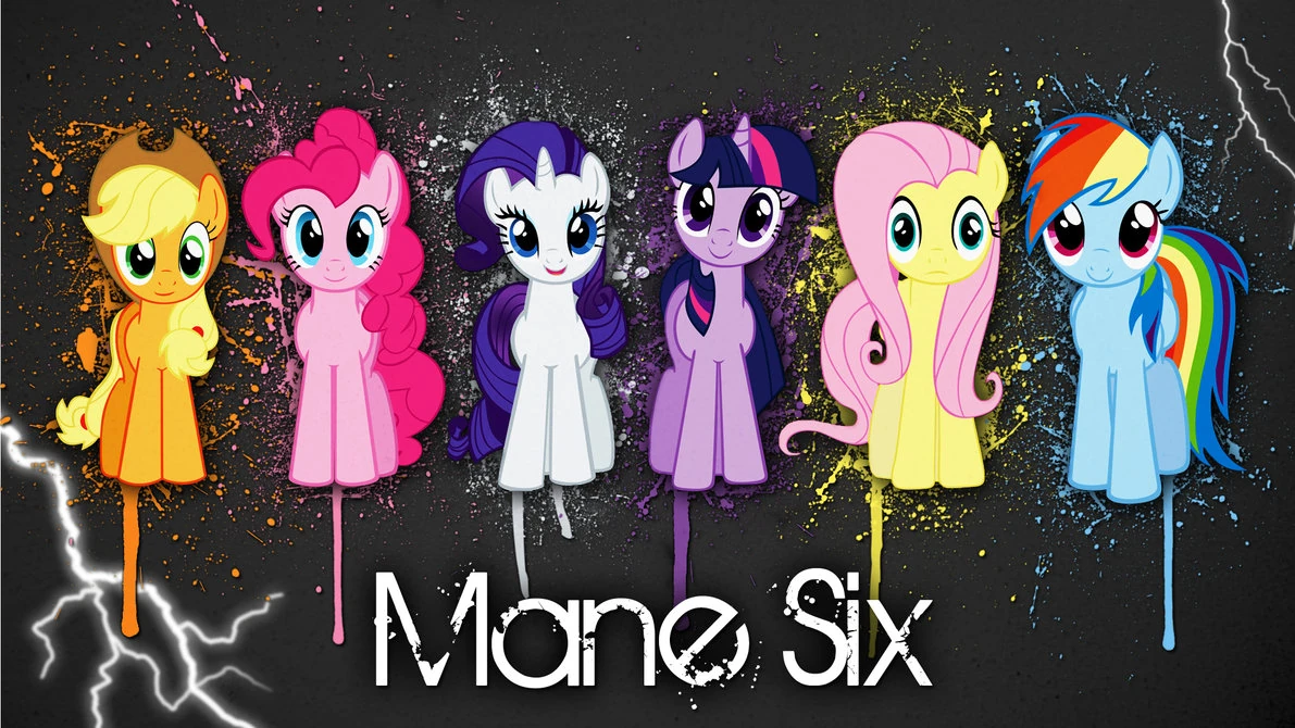 Mane Six Wallpaper Desktop My Little Pony HD Wallpaper: Friendship