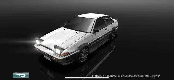 SPRINTER TRUENO GT-APEX 2door AE86 Shinji Inui Original Touch Ver ...
