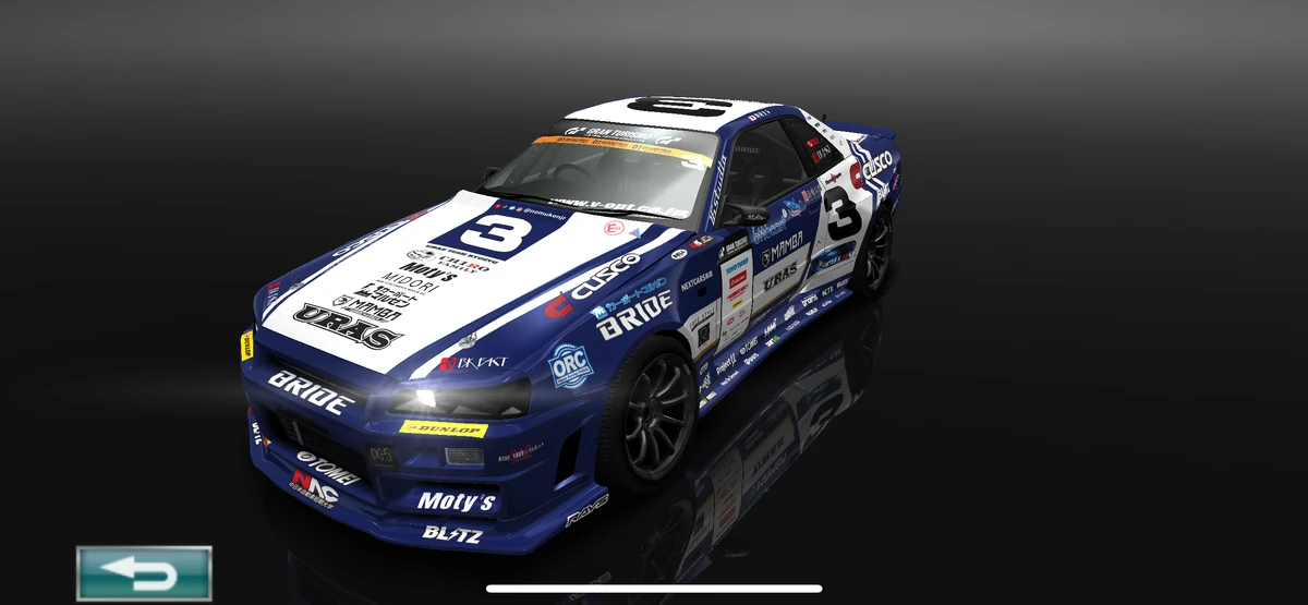 URAS RACING DUNLOP CUSCO SKYLINE (ER34) | Drift Spirits Wiki | Fandom