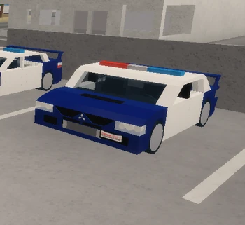 Mitsubishi Lancer Evolution VII Cop Car | DriveBlox Beyond Unlimited ...
