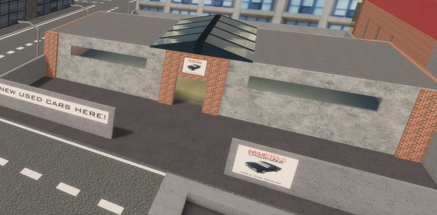 Used Car Dealership 1 | DriveBlox Beyond Unlimited Roblox Wiki | Fandom