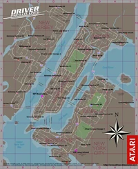 Map | Driver: Parallel Lines Wiki | Fandom