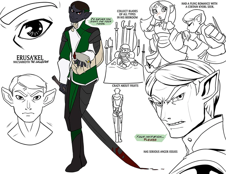 Erusa'kel Nal'sarkoth | Drowtales Wiki | Fandom