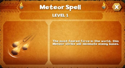 Meteor Spell | Druid Defenders Wiki | Fandom