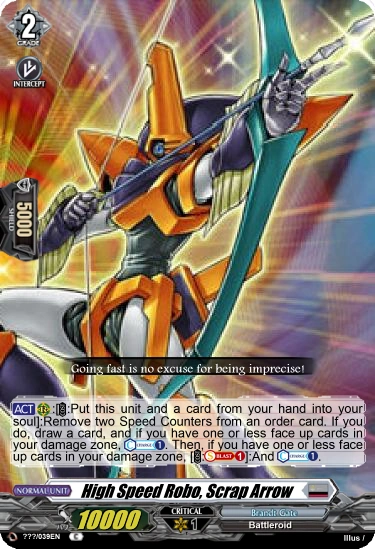 High Speed Robo, Scrap Arrow | Dream Shoot Capital Vanguard Series Wiki ...