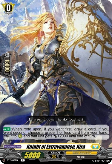 Knight of Extravagance, Kira | Dream Shoot Capital Vanguard Series Wiki ...