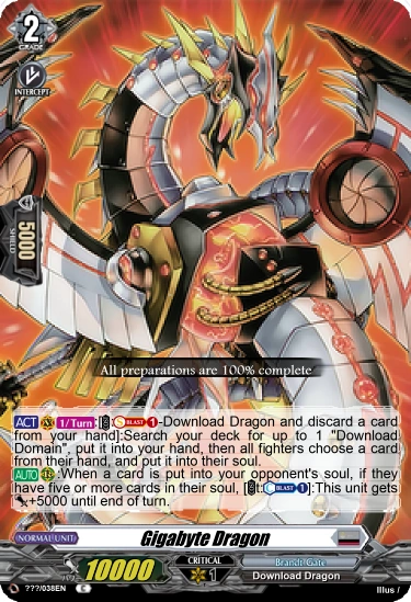 Gigabyte Dragon | Dream Shoot Capital Vanguard Series Wiki | Fandom