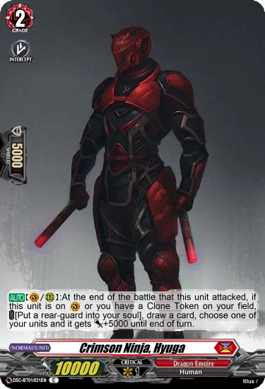 Crimson Ninja, Hyuga | Dream Shoot Capital Vanguard Series Wiki | Fandom