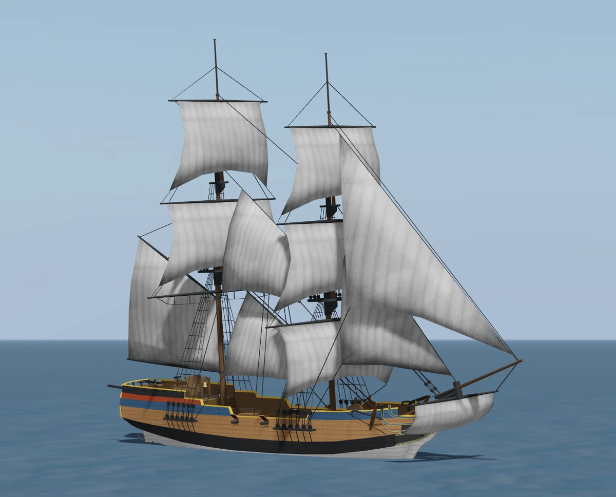 Washington-class Brig | Dynamic Ship Simulator III Wiki | Fandom